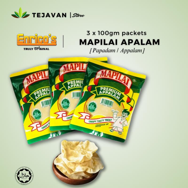 Enricos' Appalam High Quality Papadam by Mapilai Brand, Hala - TikTok ...