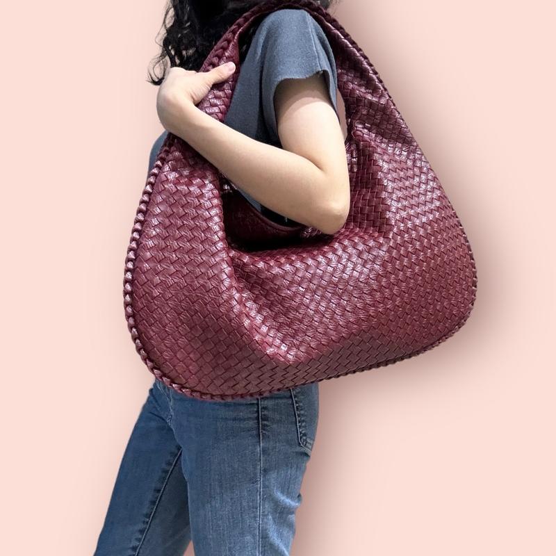 Tas Hobo Jumbo SVY PU leather Anyam (626#) - Shop | Tokopedia