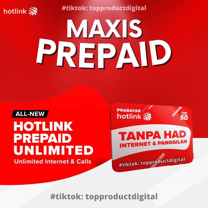 Simkad Maxis Prepaid Unlimited ( Fast Shiping ) - TikTok Shop Malaysia