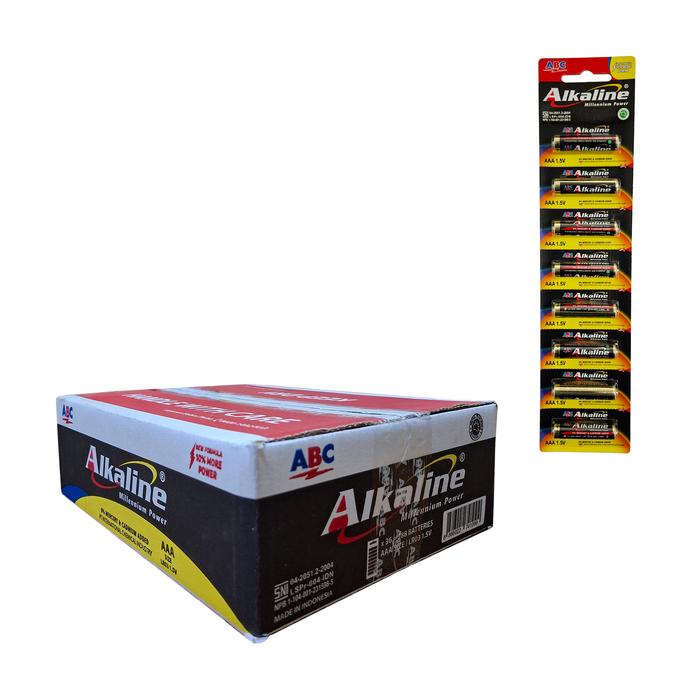 Jual ABC Alkaline Battery AAA [1 karton isi 6 kotak] PROMO! - Jakarta ...