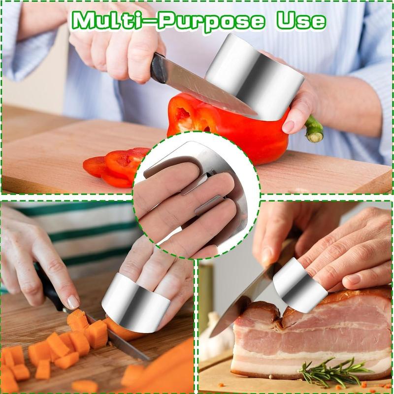 Stainless Steel Finger Shield, Knife Finger Guards for Cutting - TikTok ...