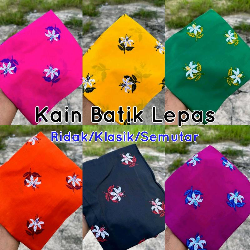 Kain Batik Lepas / Semutar / Klasik / Kegunaan harian atau majlis ...