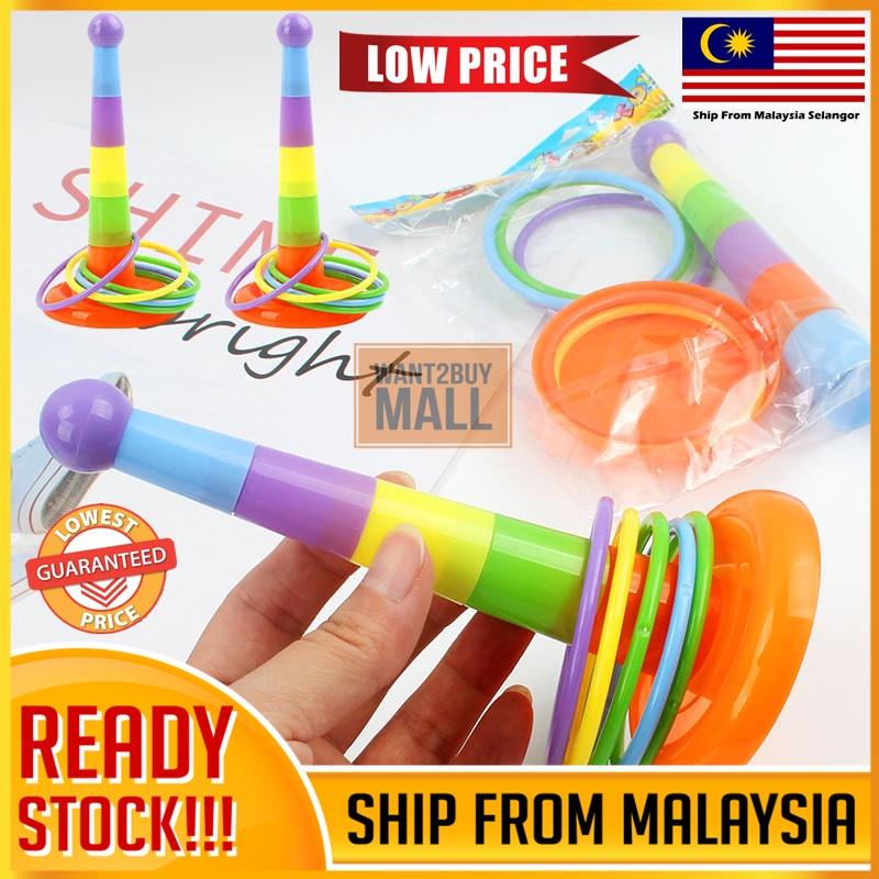 🇲🇾 Classic Pool Toy Plastic Cast Throw Circle Hoop Ring Toss - TikTok ...