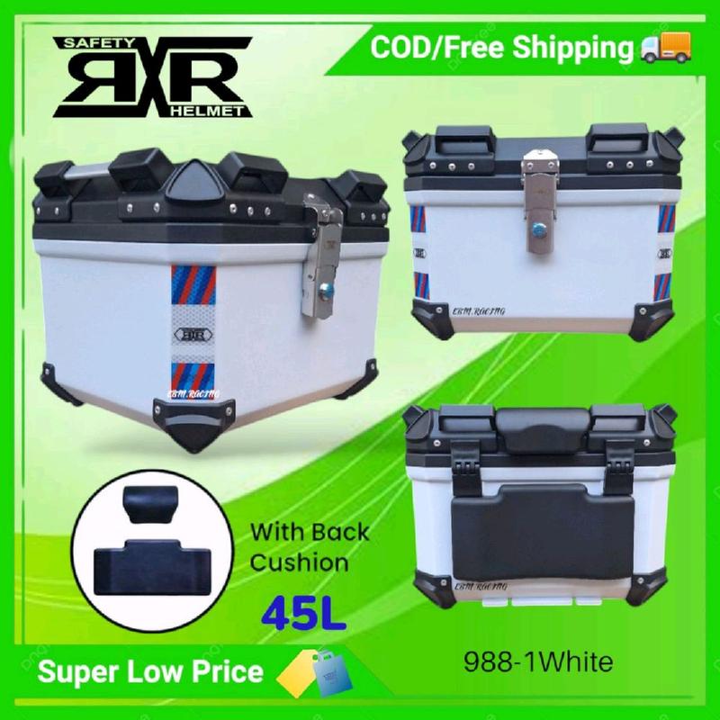 RXR 988-1 Top Box 45L with Backrest Motircycle Universal - TikTok Shop ...