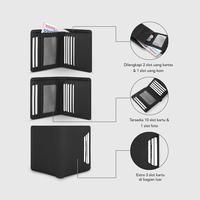Promo VONA Yara Medium Wallet - Dompet Pria Wanita 3/4 Lipat Kulit ...