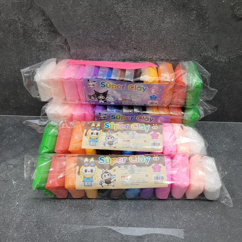 Clay Mainan Anak isi 12pcs / Mainan Edukasi Lilin anak / Polymer - Shop ...