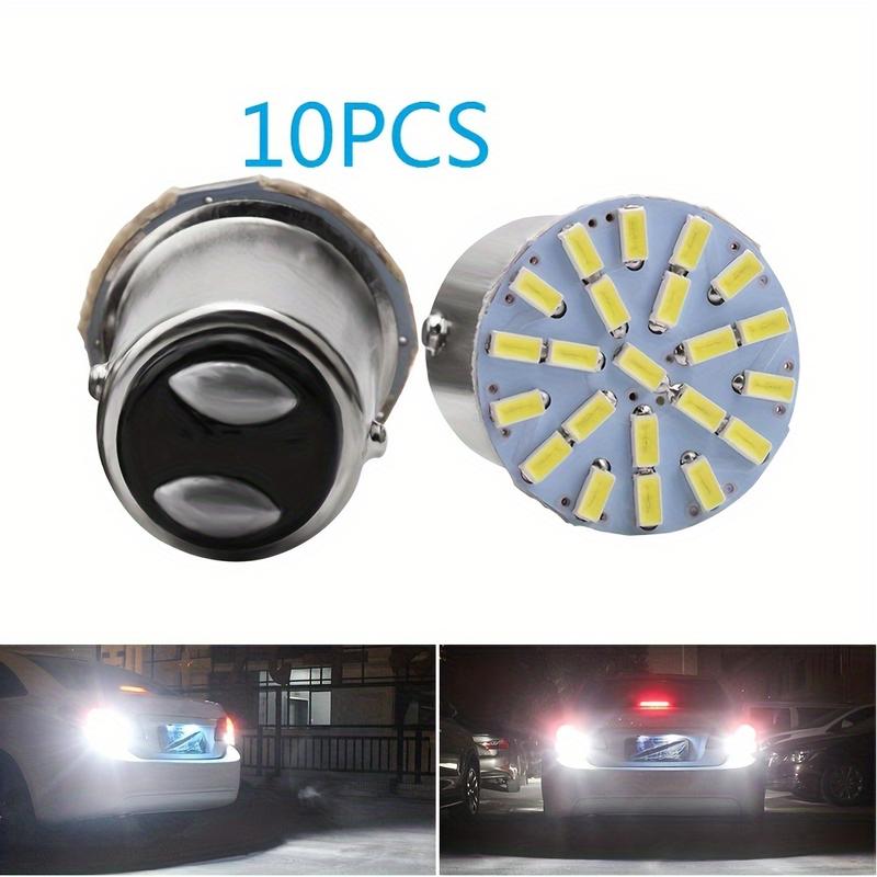 10X 12V LED Bulb 1156 BA15S R5W R10W 1157 BAY15D 3014 22 SMD - TikTok ...
