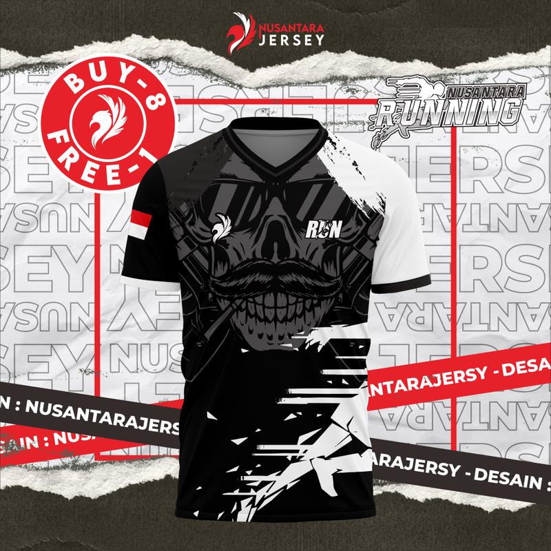 jersey custom full printing Running Series 14 Skull Sprint - Shop ...