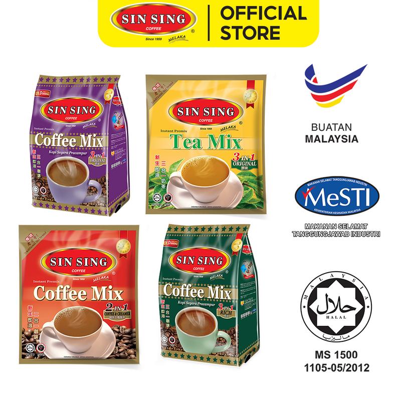 SIN SING Coffee Mix & Tea Mix Series Coffee | Mix Kopi Seger - TikTok ...