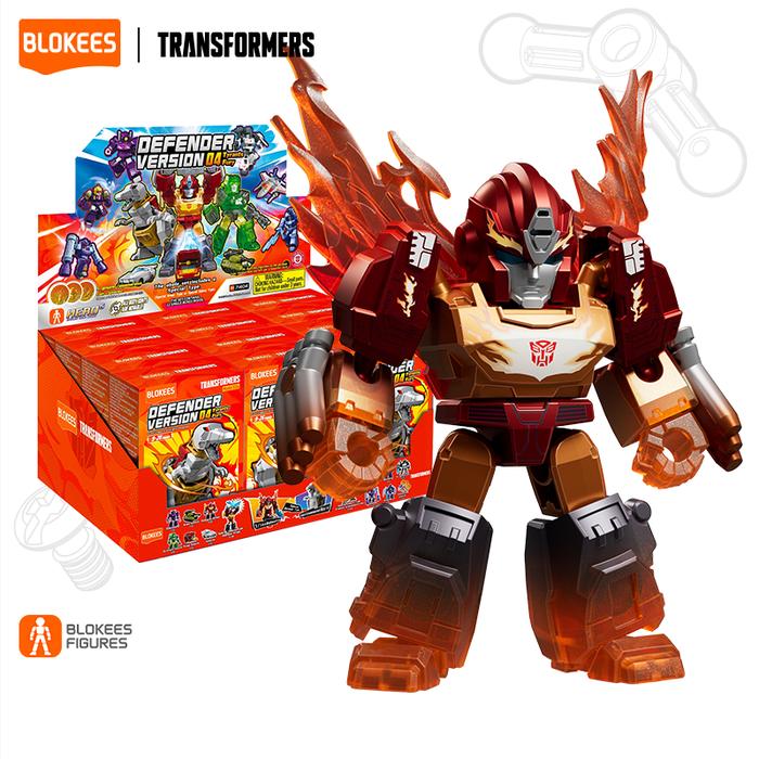 Promo Blokees Transformers Defender Version 04 Blind Box Mini Toy Model ...
