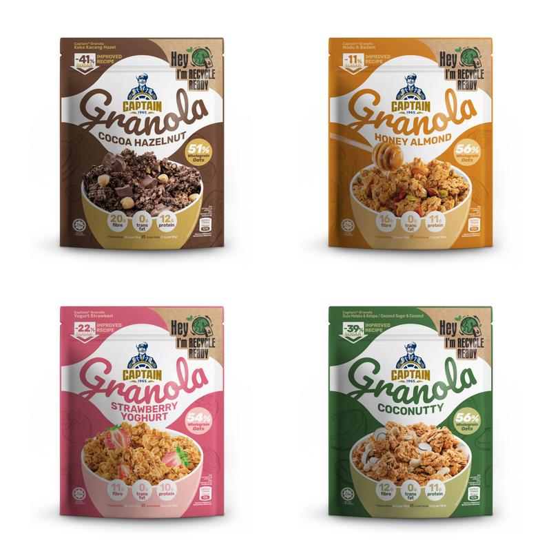 CAPTAIN OATS GRANOLA 200G - TikTok Shop Malaysia