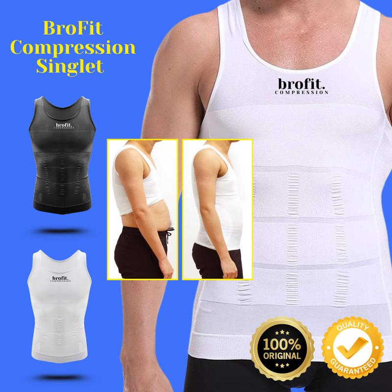 BroFit Compression Singlet ( Slimming Singlet ) - TikTok Shop Malaysia