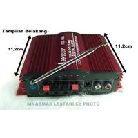 Jual (AE) Car Audio MINI AMPLIFIER DC 12V RMS 20Watt x USB 2 1KHz ...