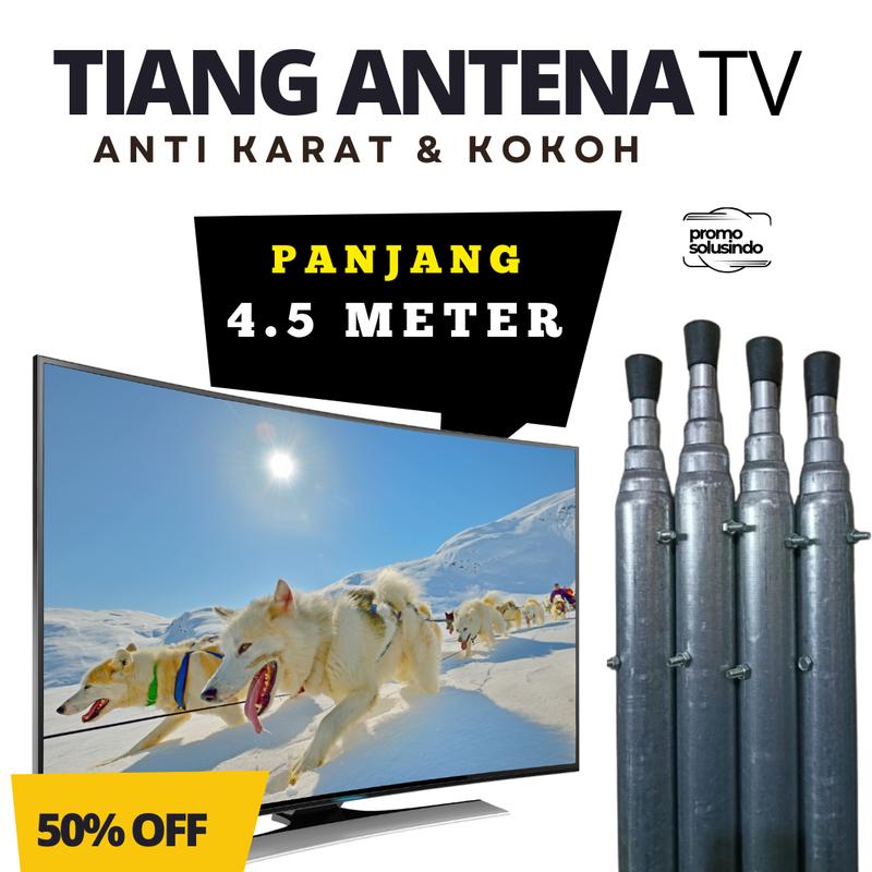 Tiang Antena Outdoor Multifungsi Tv Wifi Cctv Bendera PANJAN - Shop ...