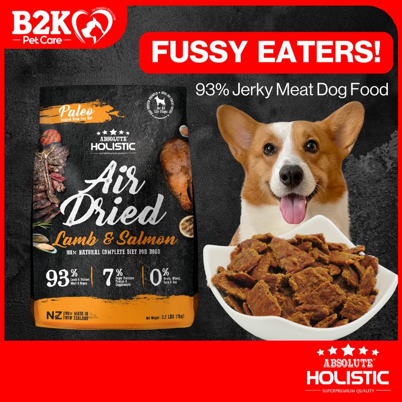 Absolute Holistic Air Dried Complete Dog Food 1kg (6 Flavours Available ...