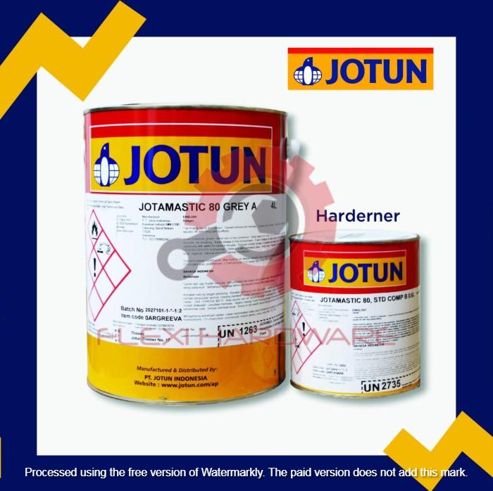 JOTUN JOTAMASTIC 80 GREY/RED/BLACK/OFF WHITE/ALU 5 LITER CAT EPOXY 5 ...