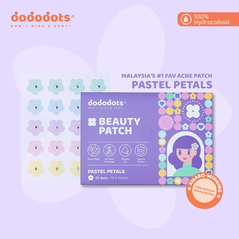 Dododots Beauty Patch | Pastel Petals | Colourful Flower Pimple ...