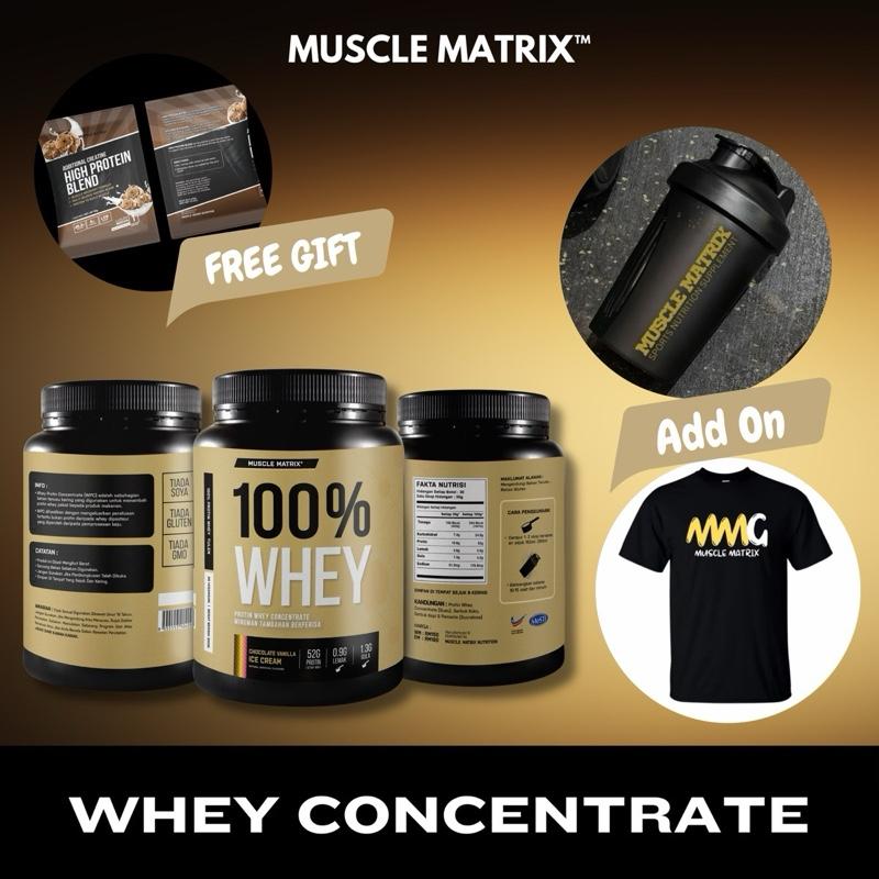 MUSCLE MATRIX 100% WHEY PROTEIN [HALAL] - TikTok Shop Malaysia