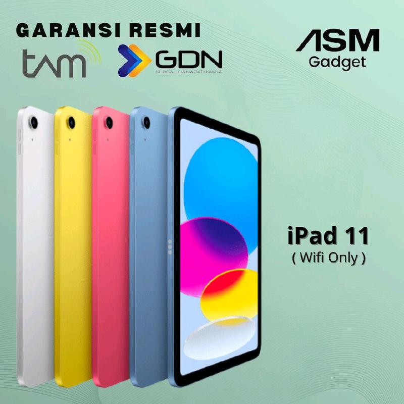 (ASM x Wenny) iPad 11th Generation 11 Wi-Fi Only 128GB Garansi Resmi ...