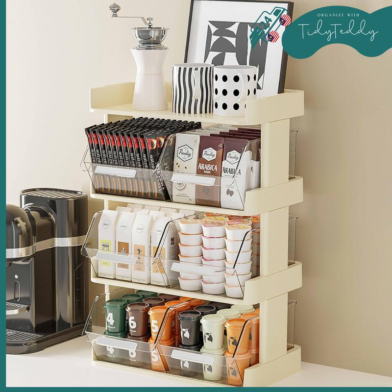 【READY STOCK】TIDY Tea Bag Rack Multipurpose Tray Organizer Large ...
