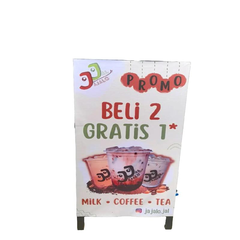 standing banner / papan iklan / standing banner besi / frame - Shop ...