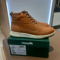 Jual Sepatu Pria CROCODILE Original Bahan Kulit Model Boots Casual ...