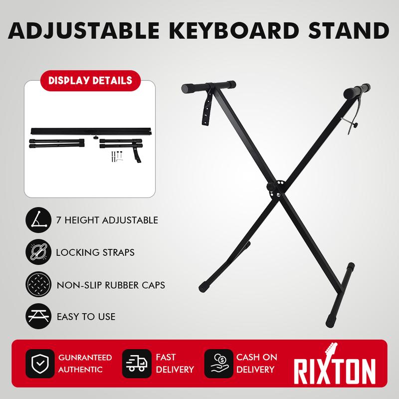 Rixton Portable Keyboard Stand X-type Folding Piano Keyboard - TikTok ...