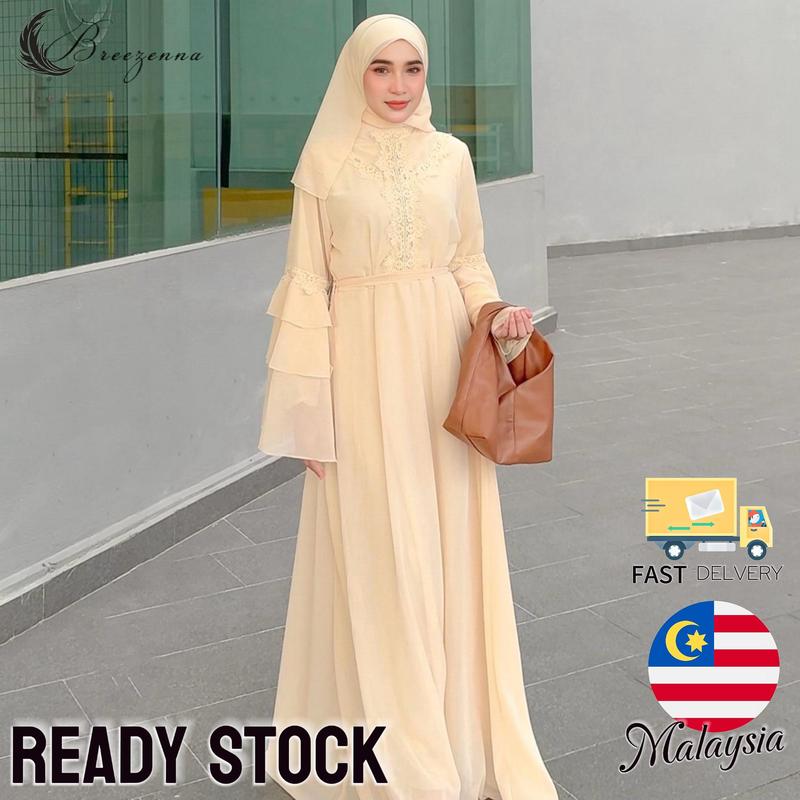 Gaun Sifon, Breezenna, Selendang Percuma,