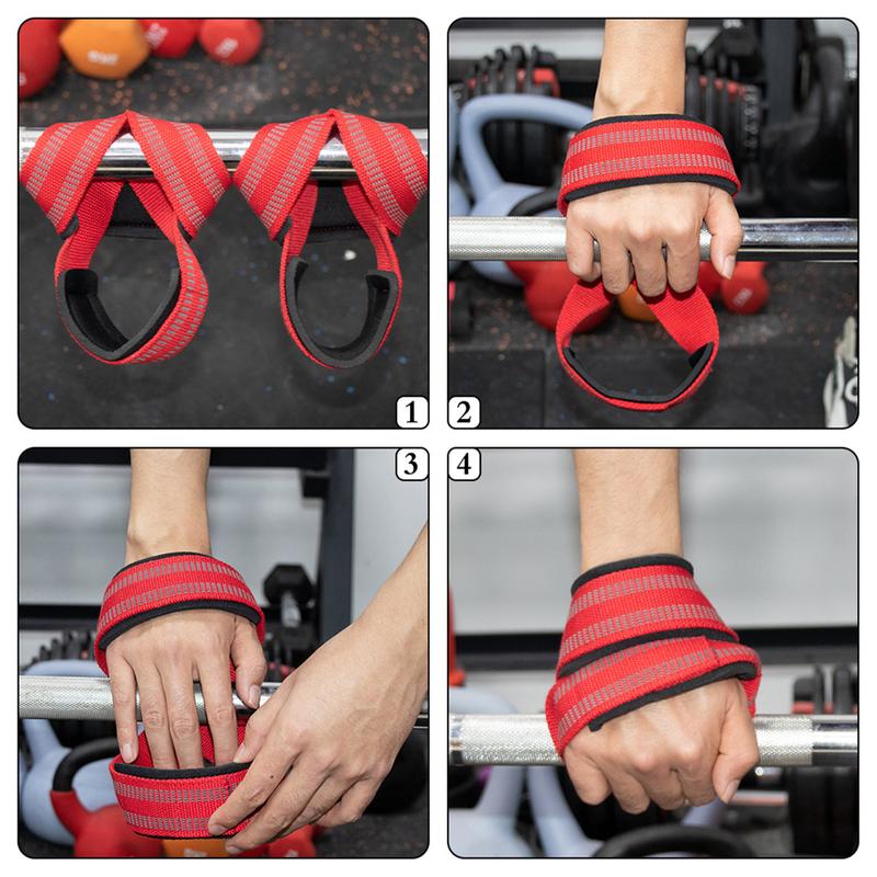 2pcs/Set Figure 8 Straps Deadlift Weight Lifting Wrist Strap - TikTok ...
