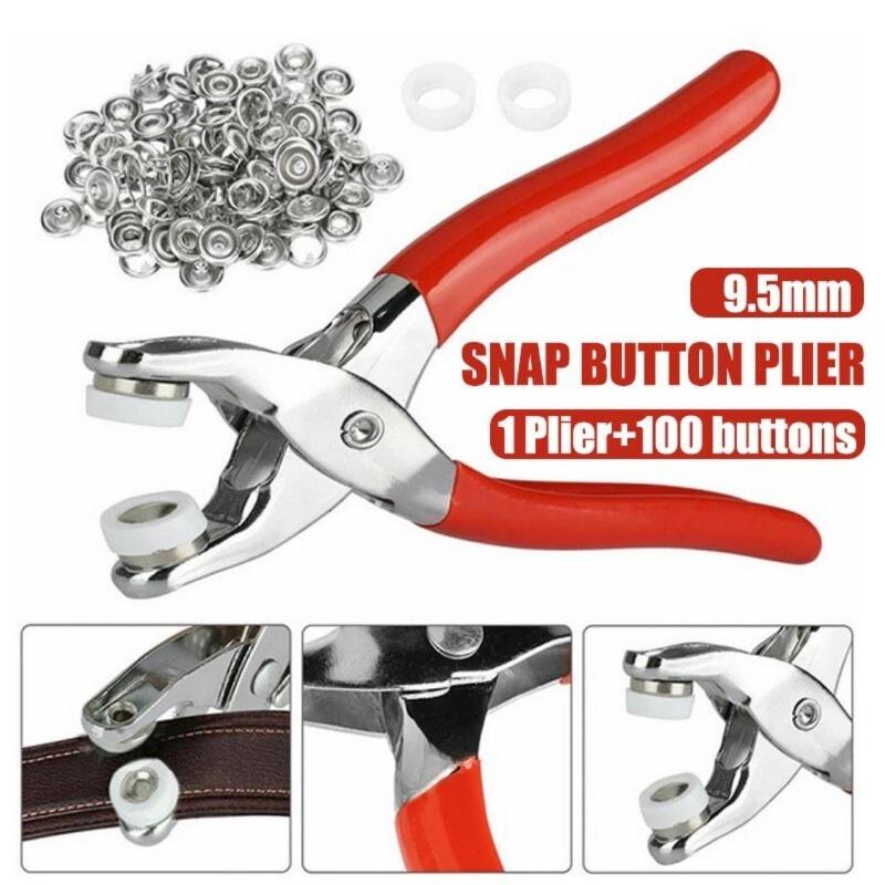 Set Playar Butang Snap, Alat Tangan, Playar Gancu Logam, Ala - TikTok ...