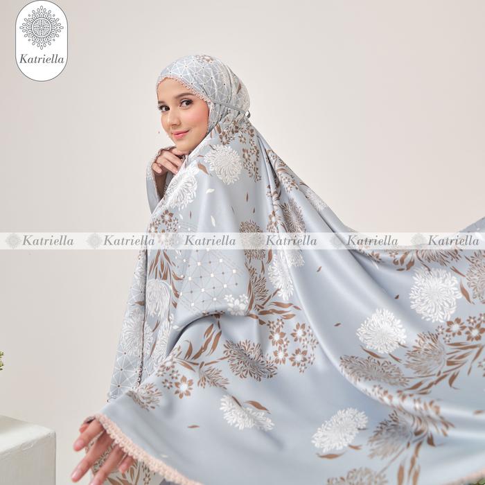 Promo KATRIELLA - Mukena Dewasa silky Mukenah Jumbo 2 in 1 Dandelion ...