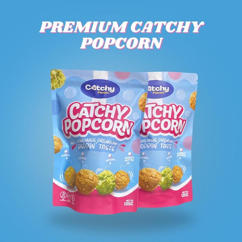 Popcorn Catchy Premium Snacks Benih Cendawan 135g Rasa Karamel ...