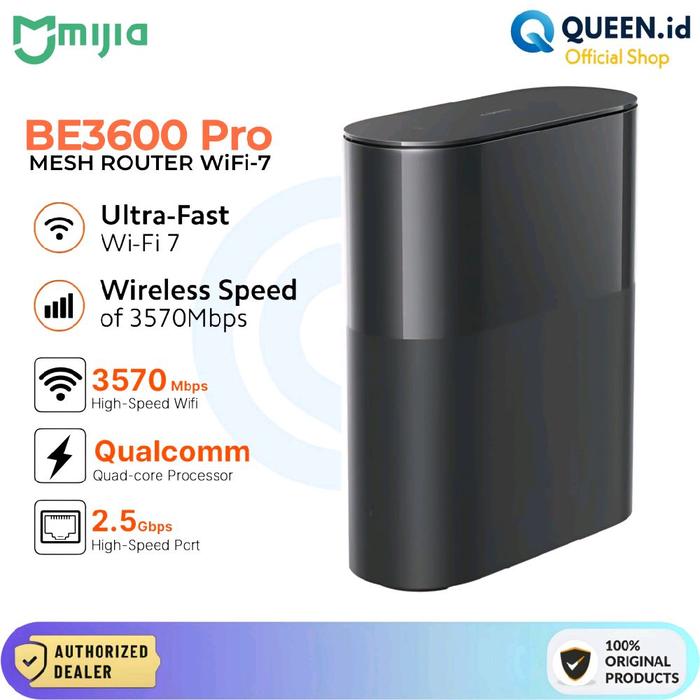 Promo Mijia Router BE3600 PRO WiFi 7 Wireless Dual Band 5Ghz Qualcomm ...