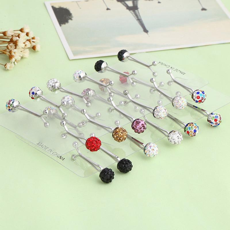 12pcs ball clip hijab Pin bros turkish hijab brooch Mix Color - TikTok ...