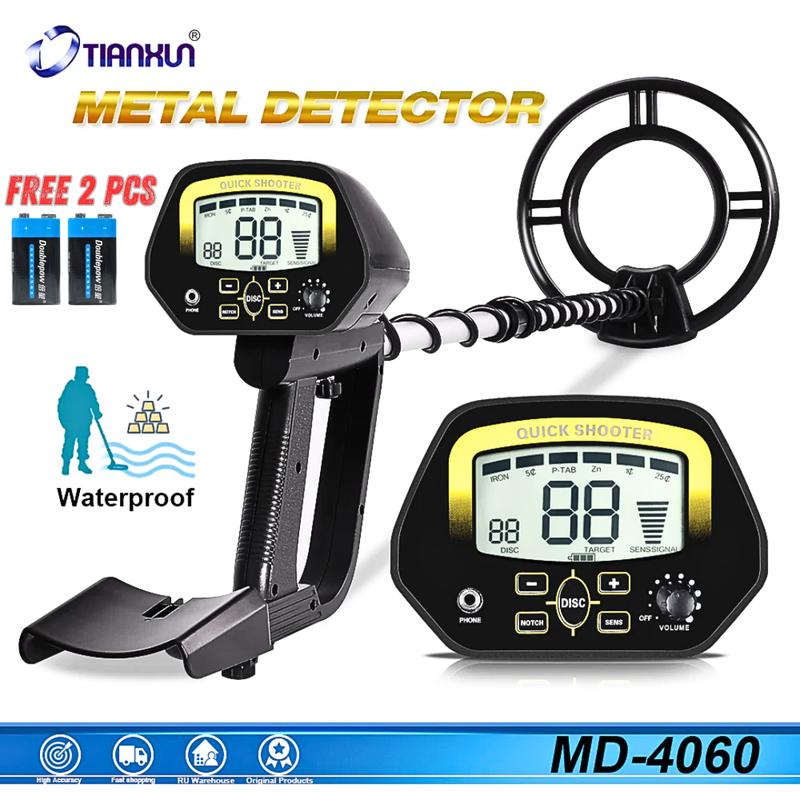 TIANXUN MD4060 Alat Pendeteksi Logam dan emas Mulia Metal Detector ...