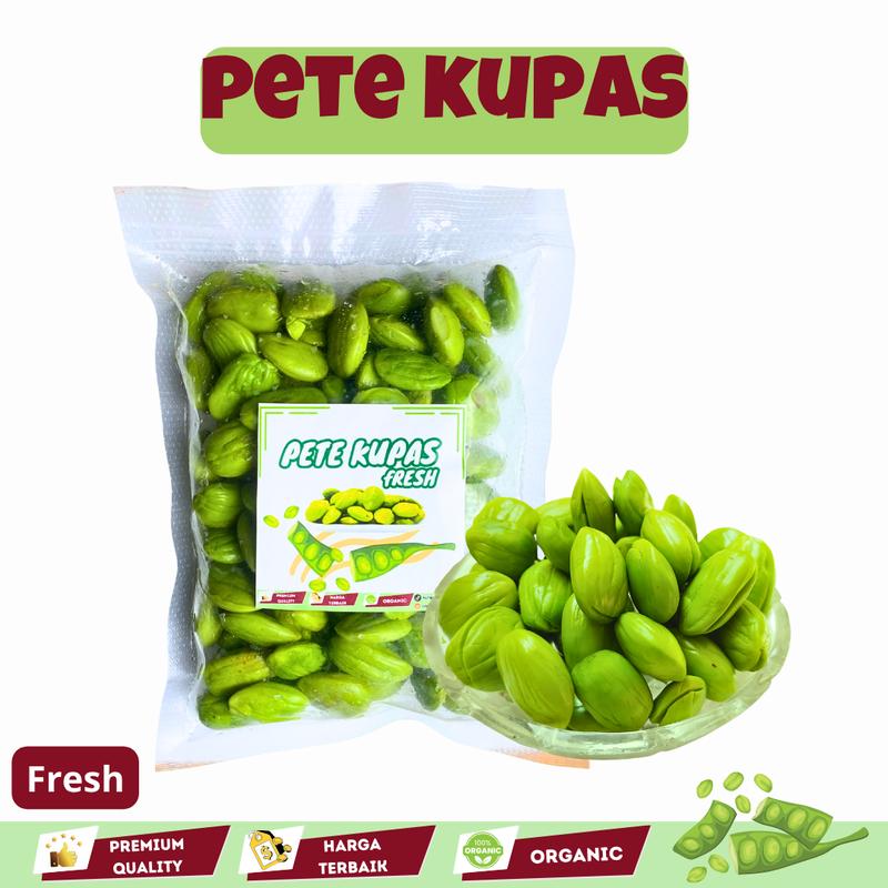 Petai Kupas Dadakan Fresh Bersih Jumbo Full sortir 250gr Pete Padi ...