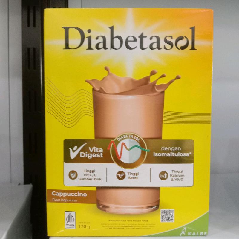 DIABETASOL VITA DIGEST RASA CAPPUCCINO 170 GRAM BOX Susu Chocolate ...