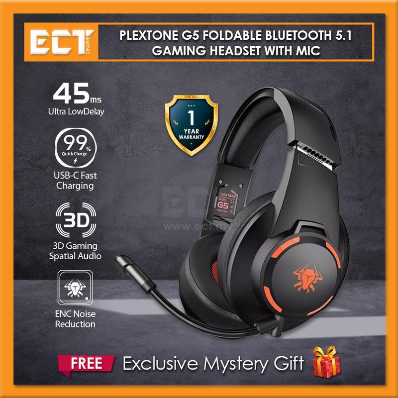 Plextone G5 Foldable Bluetooth 5.1 Gaming Headset with Mic - - TikTok ...