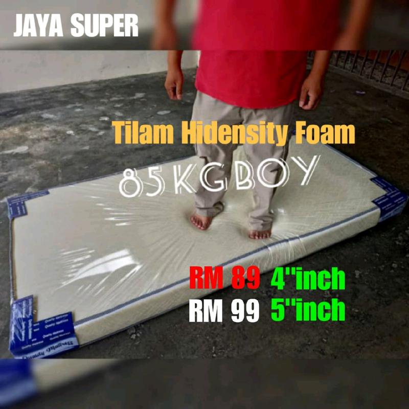 Tilam High-density Foam Tilam Murah 3inch/4inch/5inch Tilam Bujang ...
