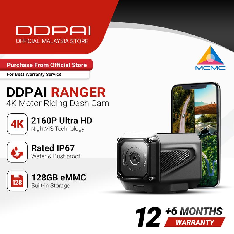 [MOTOR] DDPAI Ranger 4K Rider Camera IP67 Waterproof Motorcycle ...