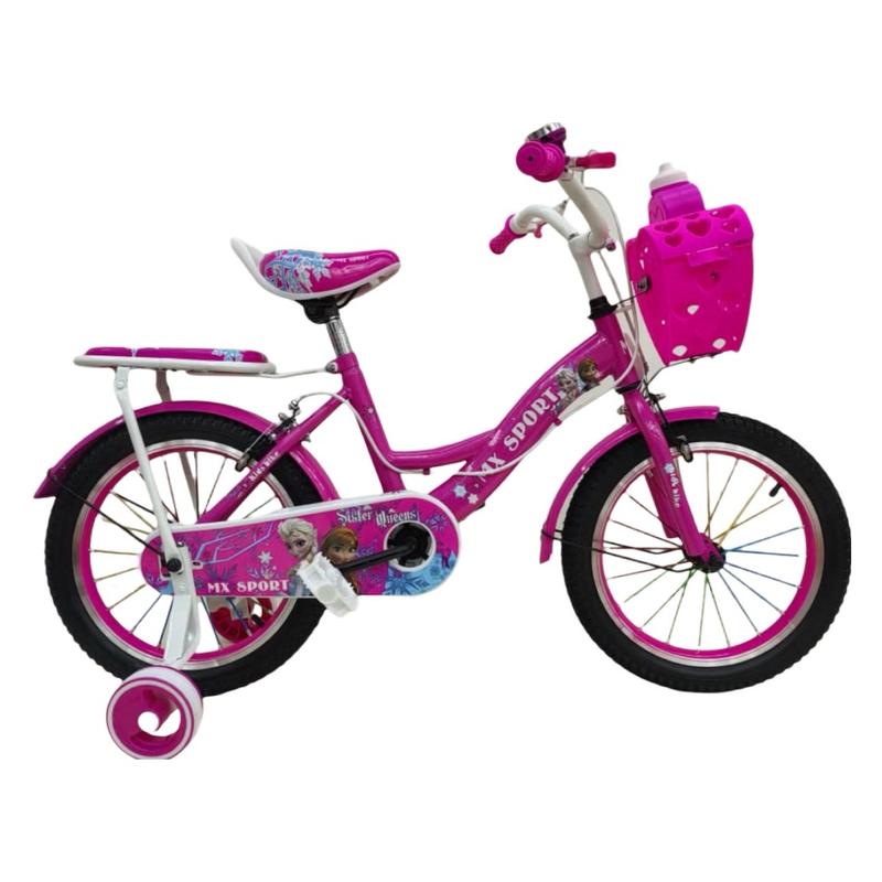 Budak 4-6tahun basikal 16"kid Bicycle Frozen Mx sport with basket ...