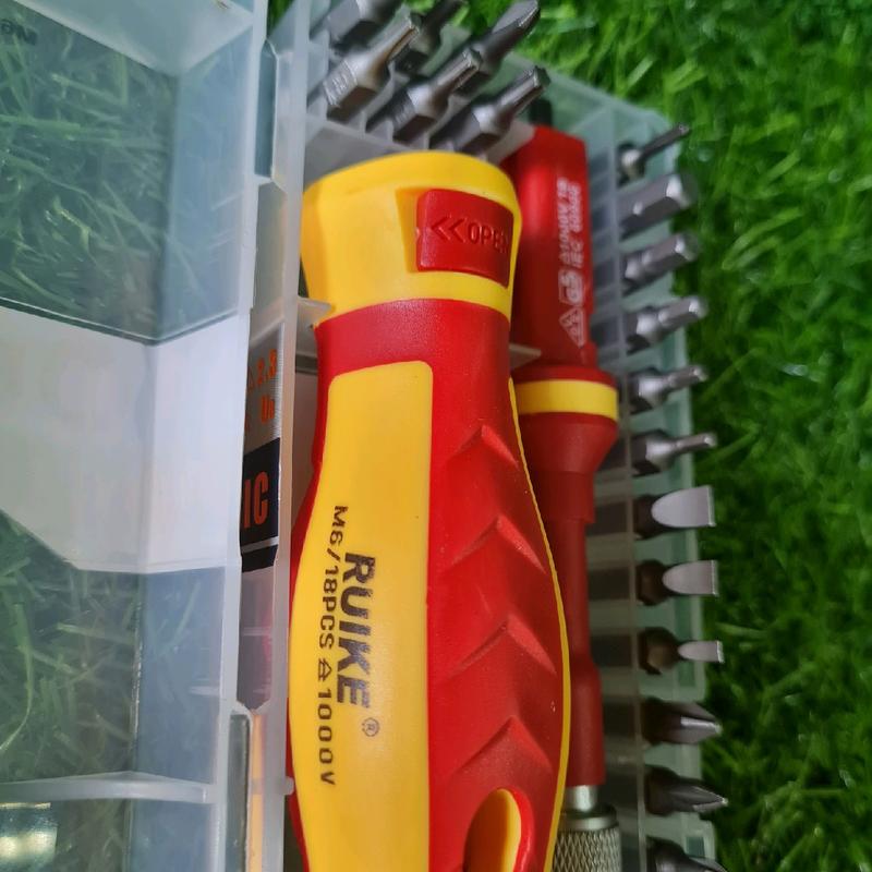 18 in 1 Ruike 1000V Changeable Insulated Screwdrivers Set with - TikTok ...