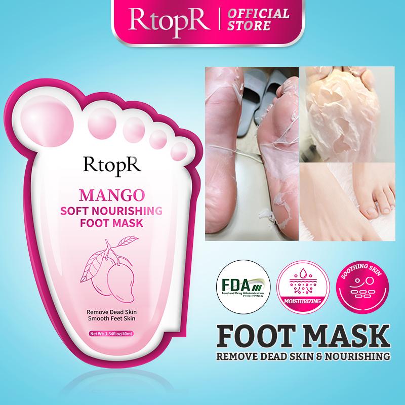 RtopR【FDA】Mango Foot Mask Feet Peeling Mask Moisturizing Nourishing ...