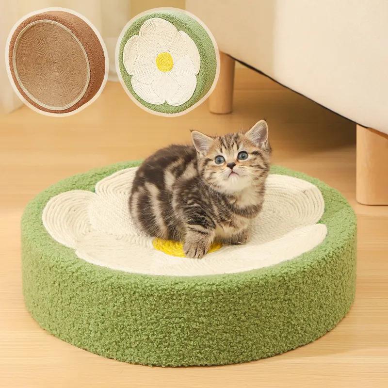 Cute Cat Scratcher Bed Sisal Cat Scratching Board 2 In 1 Cat - TikTok ...