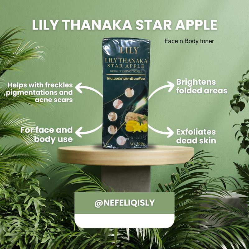 {SG INSTOCKS} Lily Tanaka star apple toner Skincare Whitenin - TikTok ...