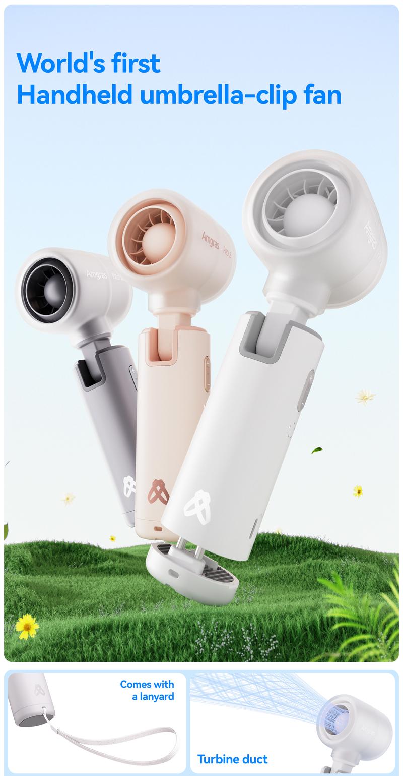 Amgras MetaHeld Fan Pro2 handheld hanging umbrella kipas portable ...