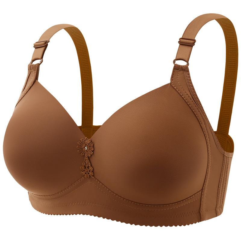 Bra Plus Size Full Cup Wireless Full Coverage 36-46 Cup BC Adjustable ...