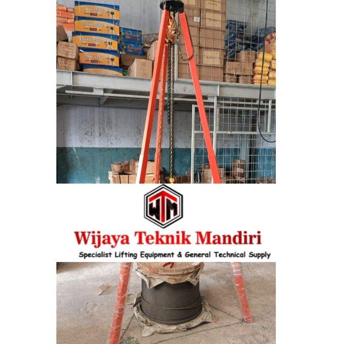 Jual Lifting Tripod / Telescopic Tripod 2 Ton x 3 meter - Kota ...