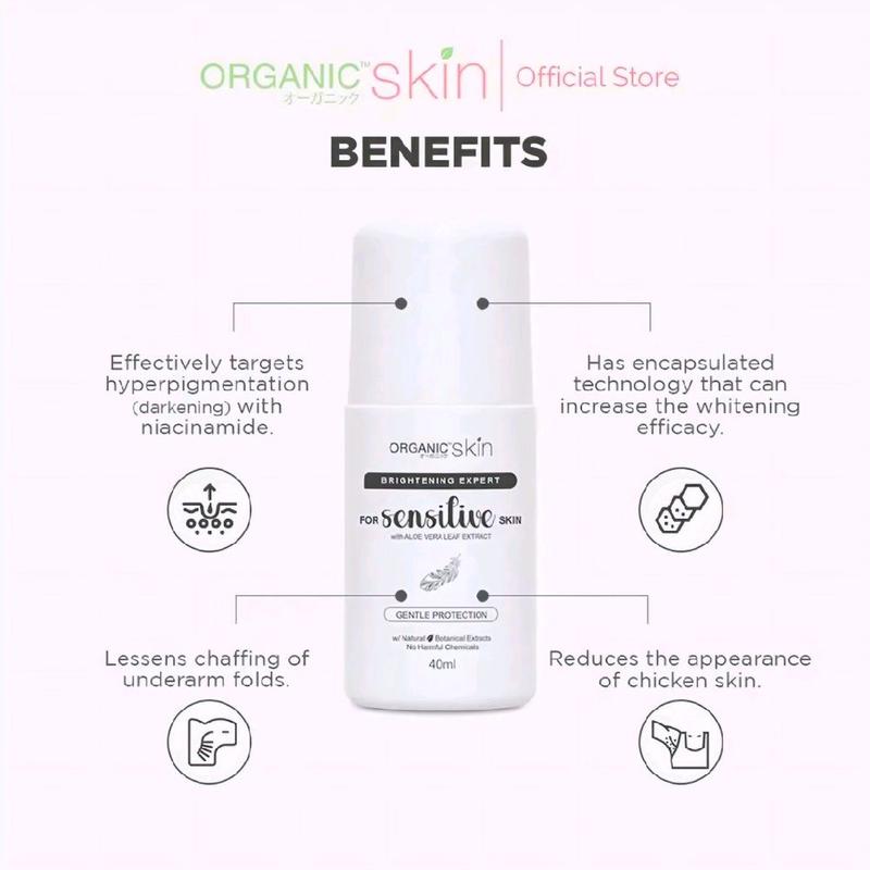 Organic Skin Japan DEO Whitening Underarm Deodorant Deo Roll - TikTok ...
