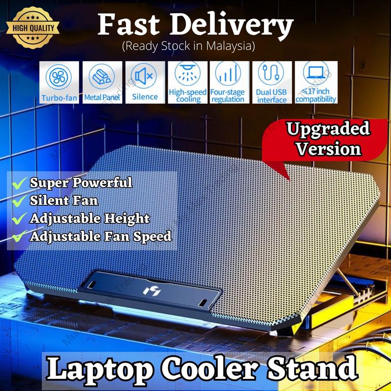 STRONG FAN Laptop Cooler Fan Laptop Stand Adjustable Height Cooling ...